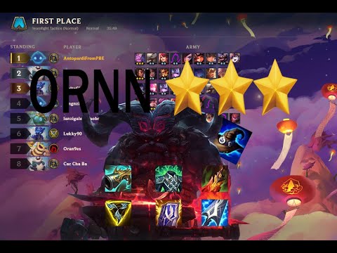 3 stars MAGE Ornn Carry ??! TFT new set 4.5 (Infinite Ults + items ...
