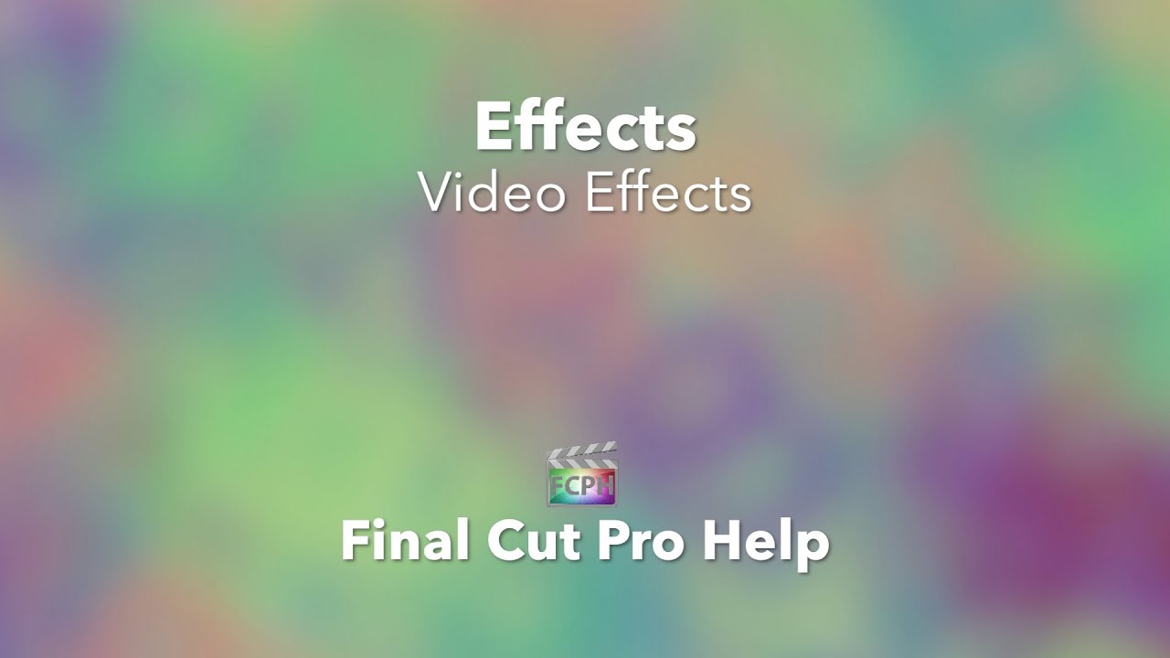 Learn Final Cut Pro X | Adding Dynamic Video Effects to Your Clips ...