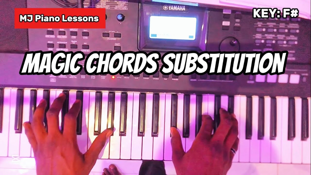 This is how to substitute your chords #pianotutorial - YouTube