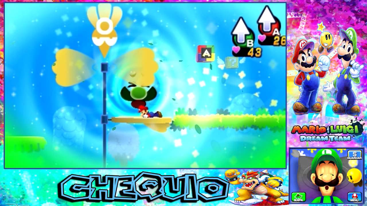 Mario & Luigi: Dream Team Bros - Parte 9 - ¡¡ A por el Conejo ...