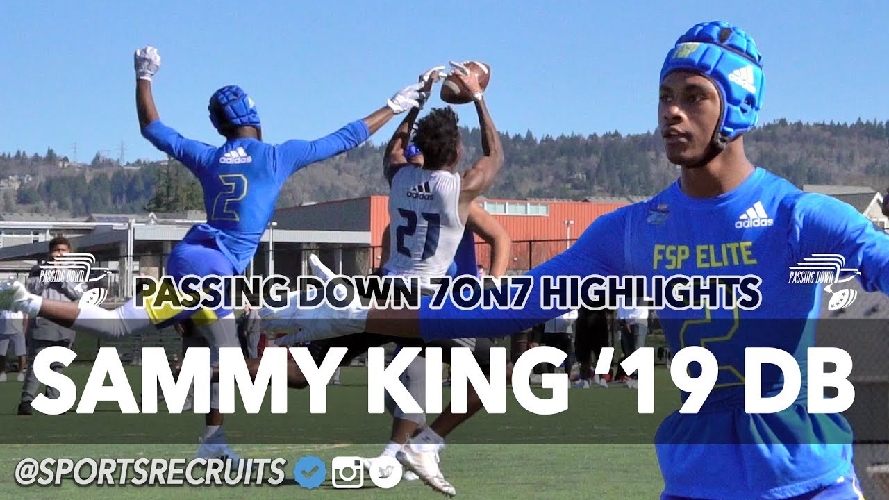 Sammy King '19 DB Highlights: Passing Down NW Regional 7on7 Tourney ...
