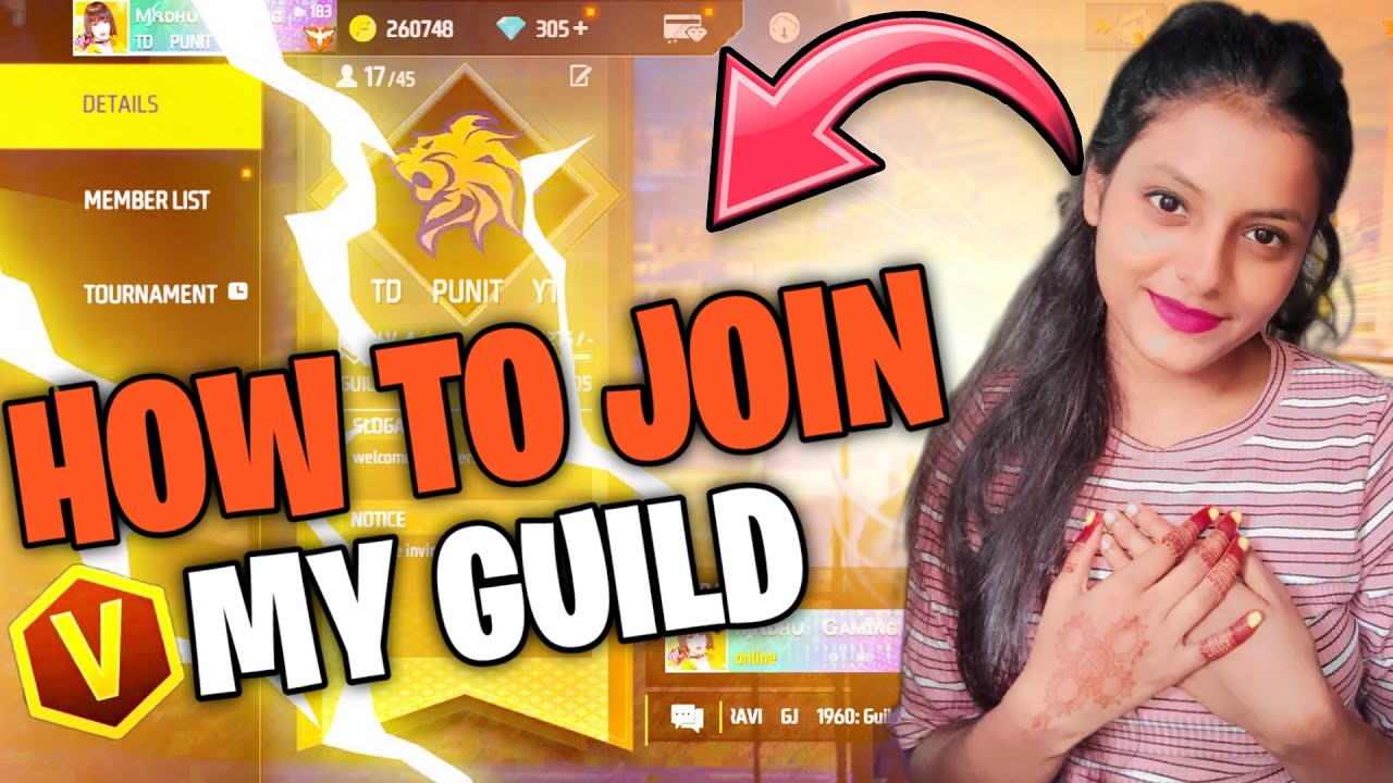 HOW TO JOIN MADHU GAMING GUILD-WITH FACECAM 😍|both boys and girls can ...