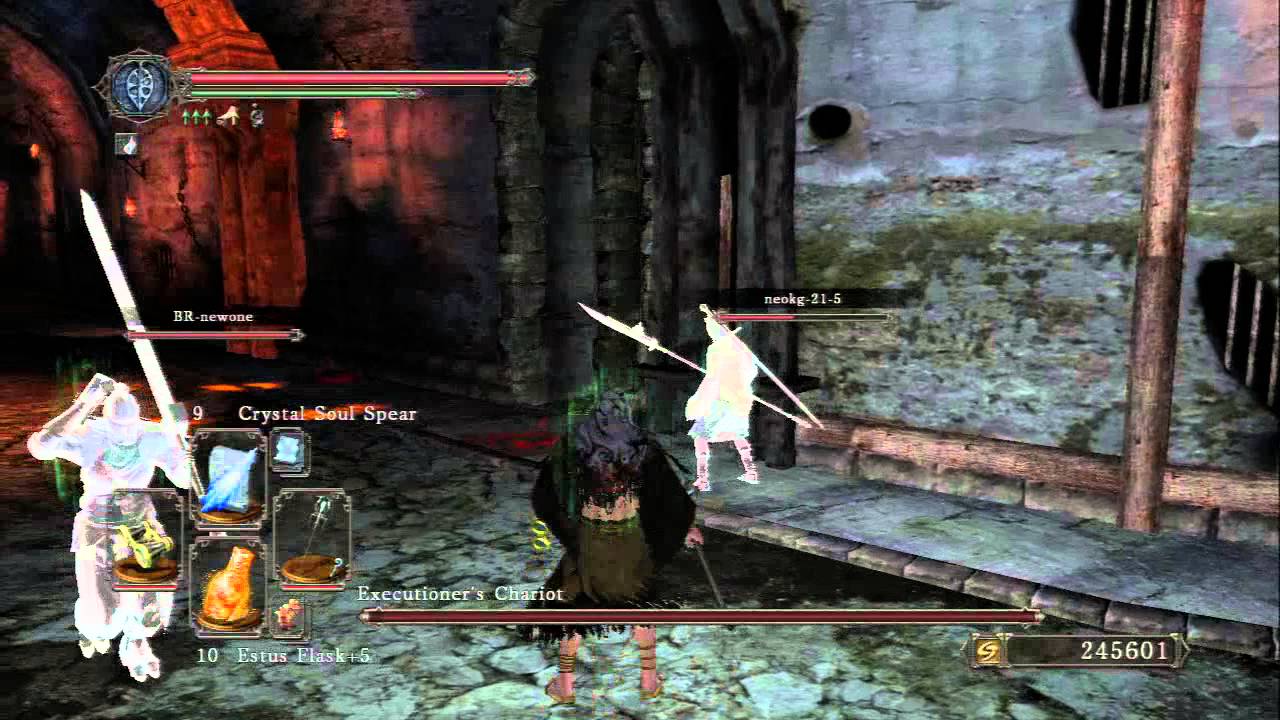 DARK SOULS 2 Executioners Chariot +4 Cloranthy Ring +2 - YouTube