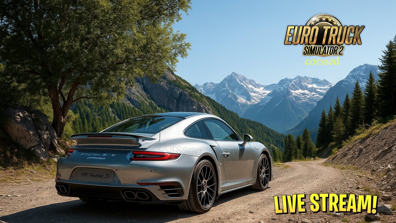 Supercars vs Mountain Roads in ETS2 | LIVE Now! 🏎️⛰️ - YouTube