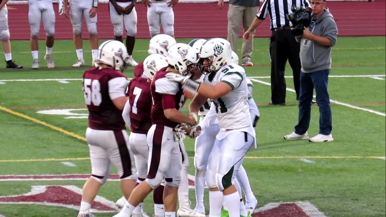 Norwalk Bears vs East Lyme Vikings - High School Football Game - Video ...