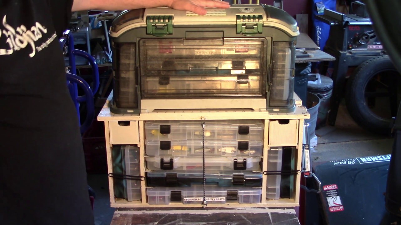 Making a Home made Tackle Box - YouTube