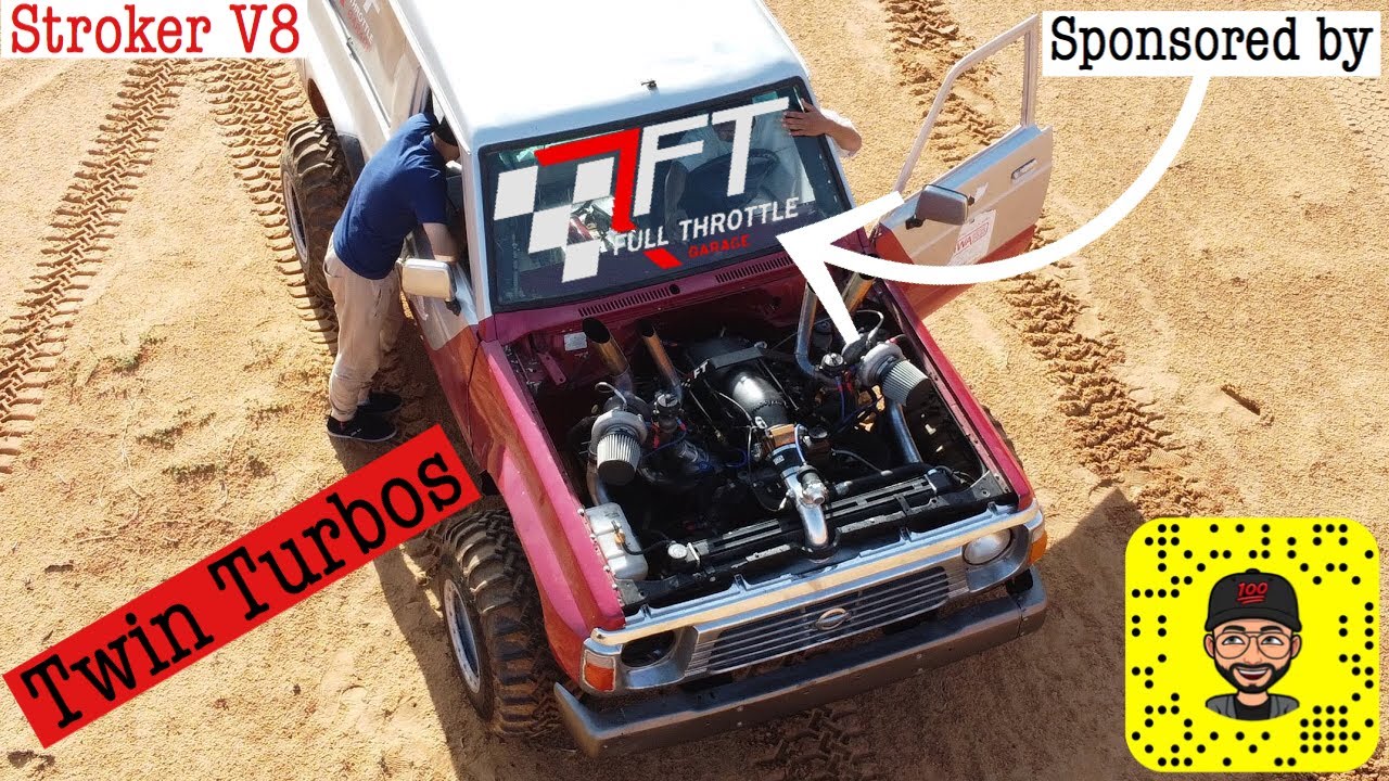 Nissan patrol swapped Engine to Ls stroker twin turbos off-roading ...