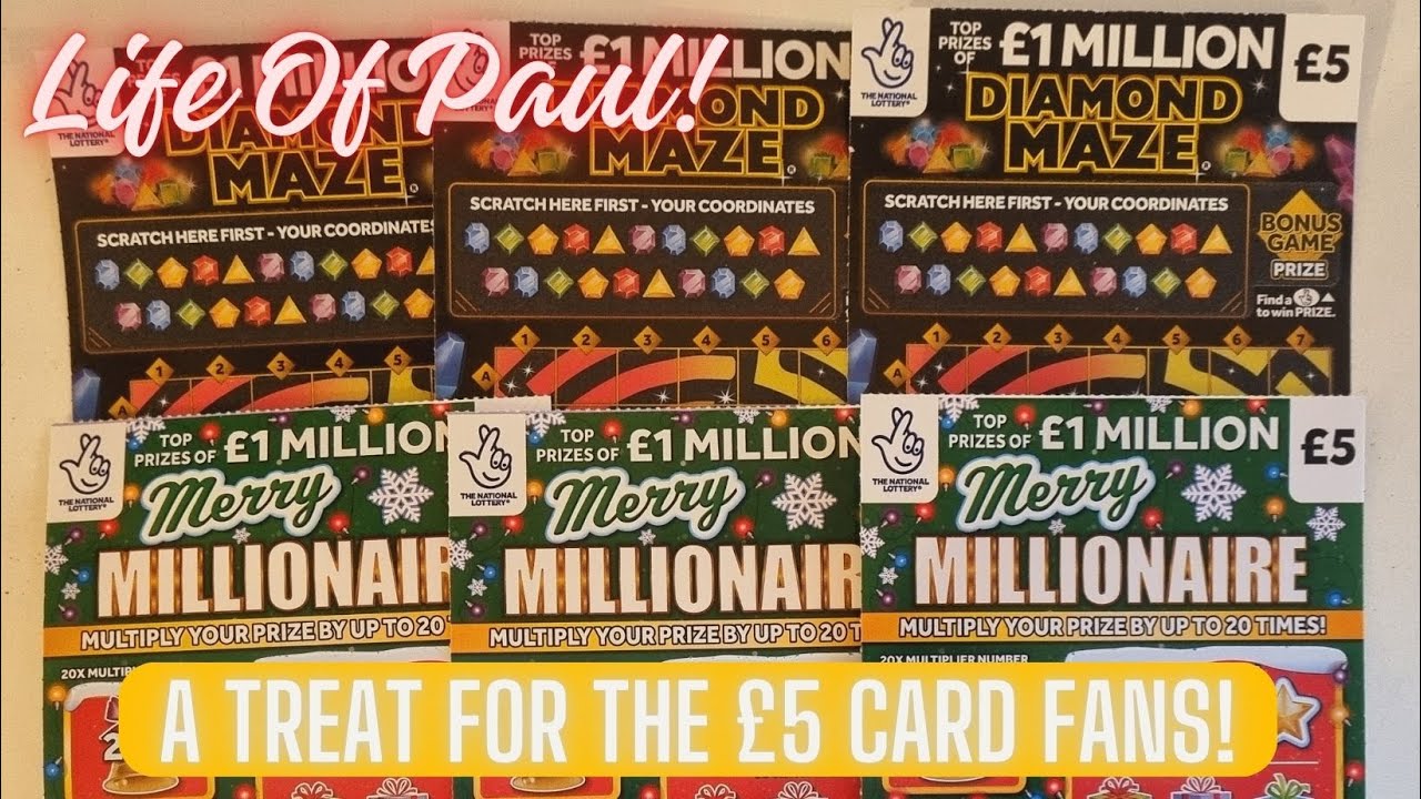 £30 mix of lotto scratch cards. How many of these 6 £5 scratch cards ...