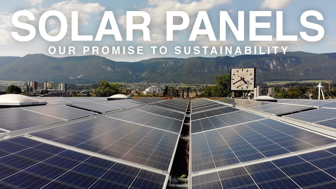 OUR PROMISE TO SUSTAINABILITY - Solar Panel Plant Rooftop - YouTube
