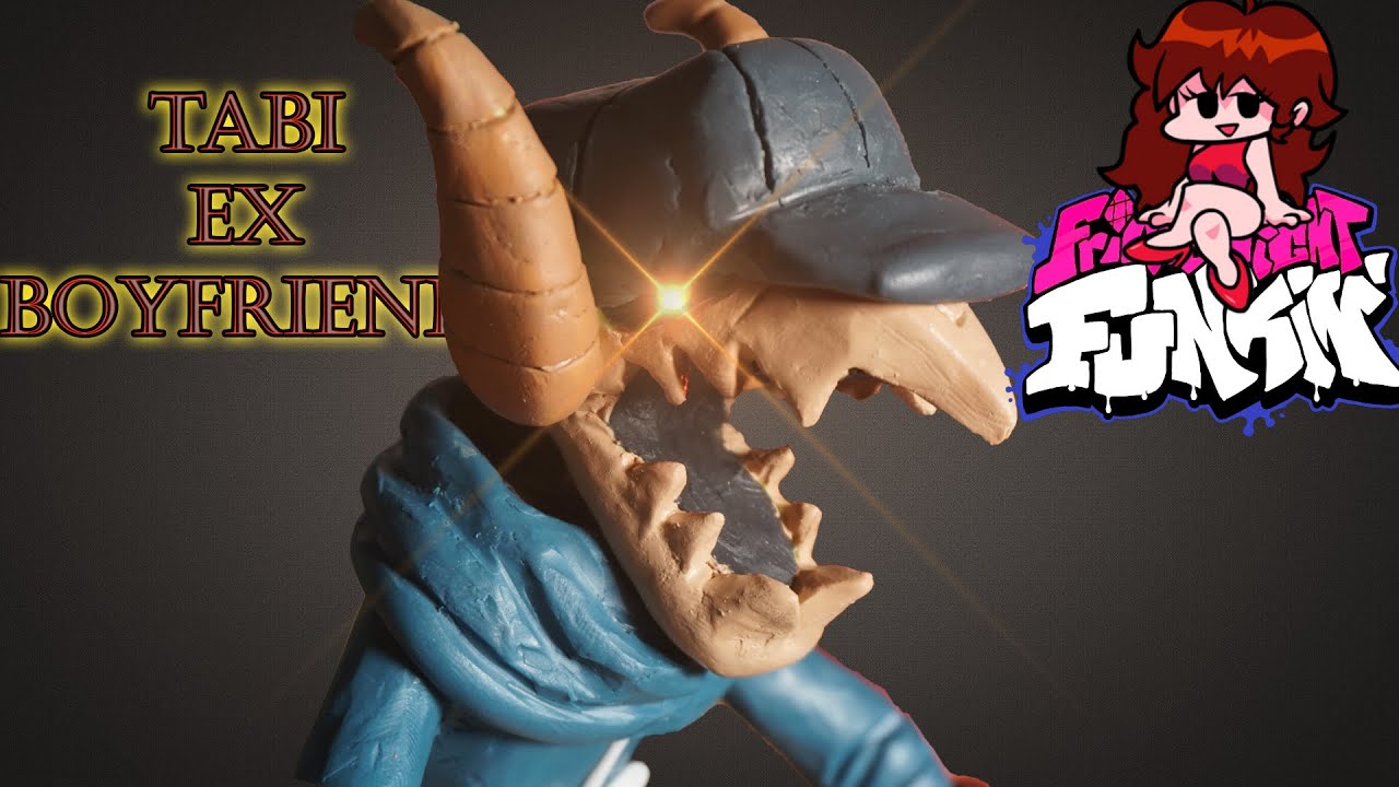 Making TABI Ex Boyfriend Friday Night Funkin' Clay Art | FNF MOD - YouTube