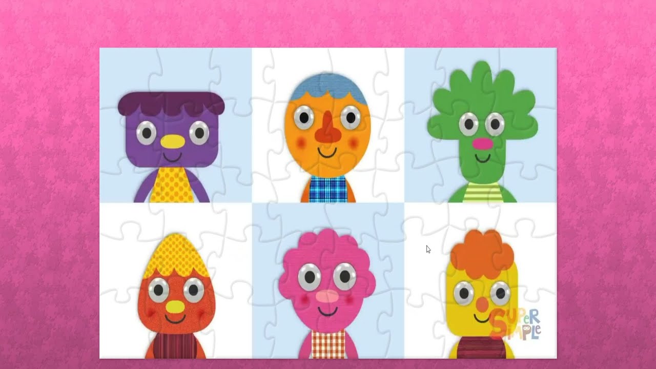This Is A Happy Face ft Noodle & Pals Super Simple Songs Puzzle - YouTube