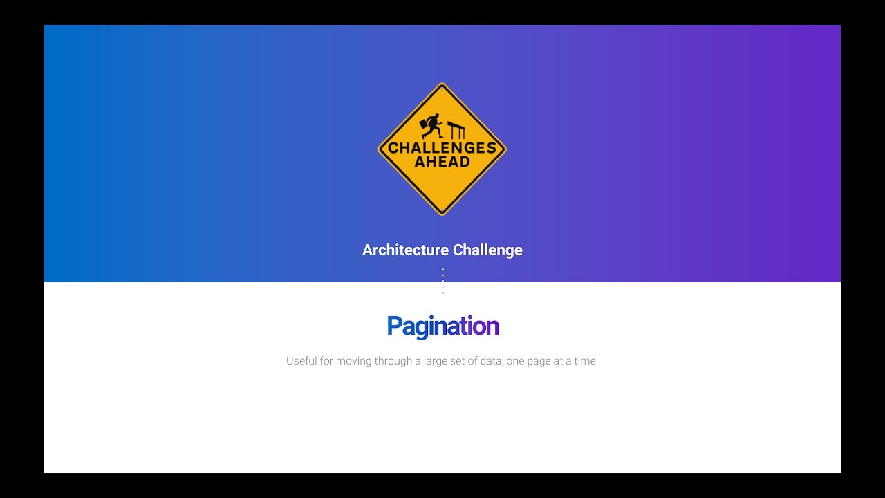 React Architecture Challenge: Pagination - YouTube