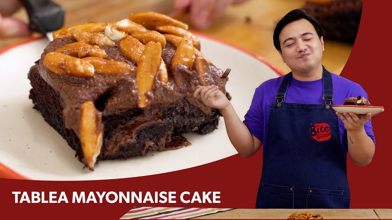 How To Bake Tablea Mayonnaise Cake | Secret Baking Hack Using ...