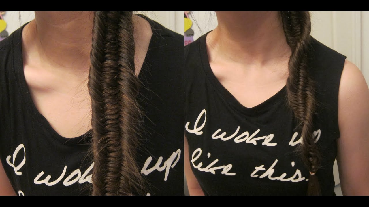 DNA Braid {3 Piece Fishtail Braid} - YouTube