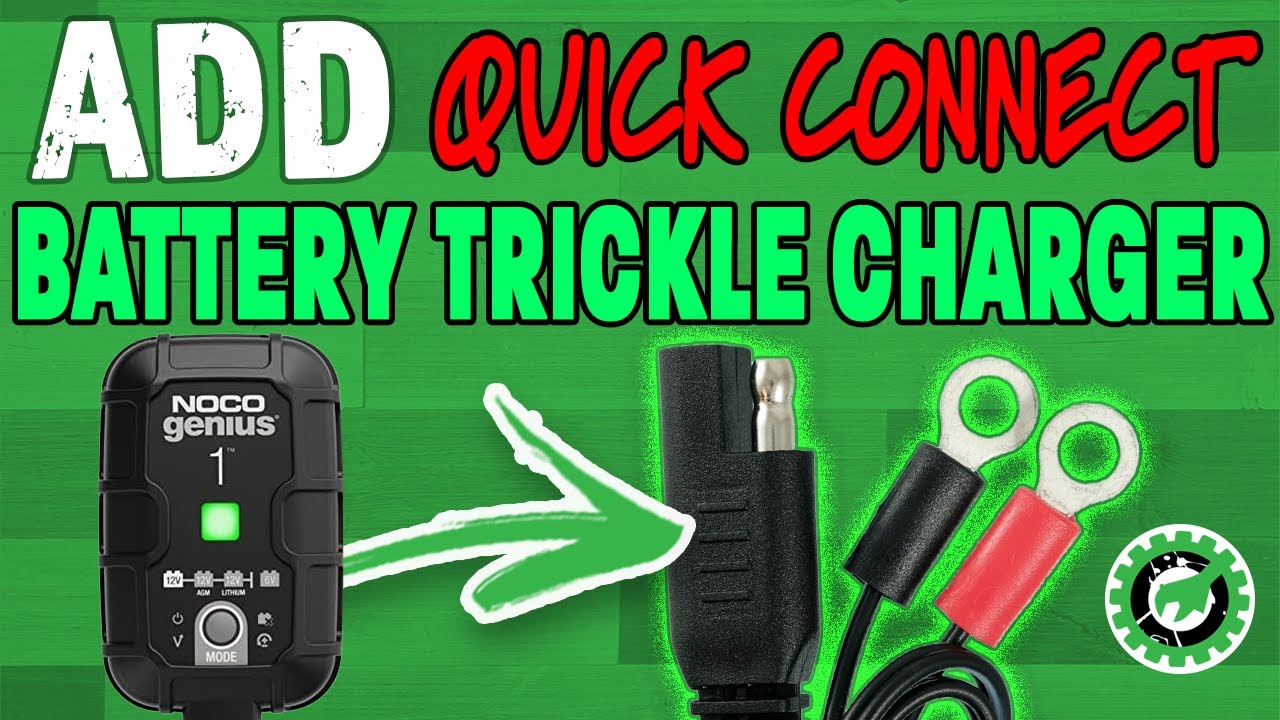 DIY: Add Quick Connect to Battery Tender Trickle Charger for RZR, ATV ...