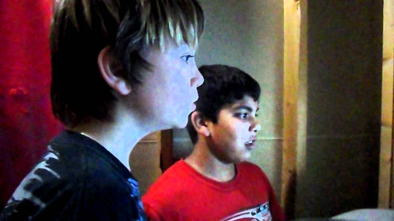 reaction to a fake scary video - YouTube