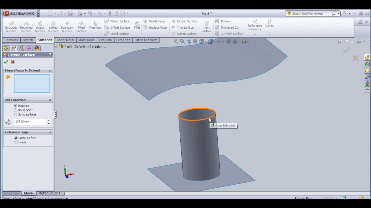 EXTEND SURFACE TRIM SURFACE UNTRIM SURFACE - YouTube