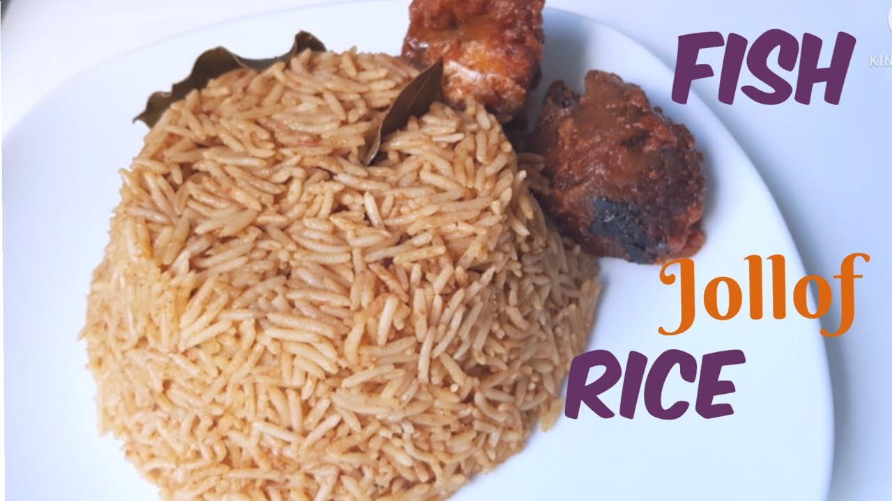 FISH JOLLOF RICE | SIMPLE & QUICK LUNCH | Dynamic JoeVee - YouTube
