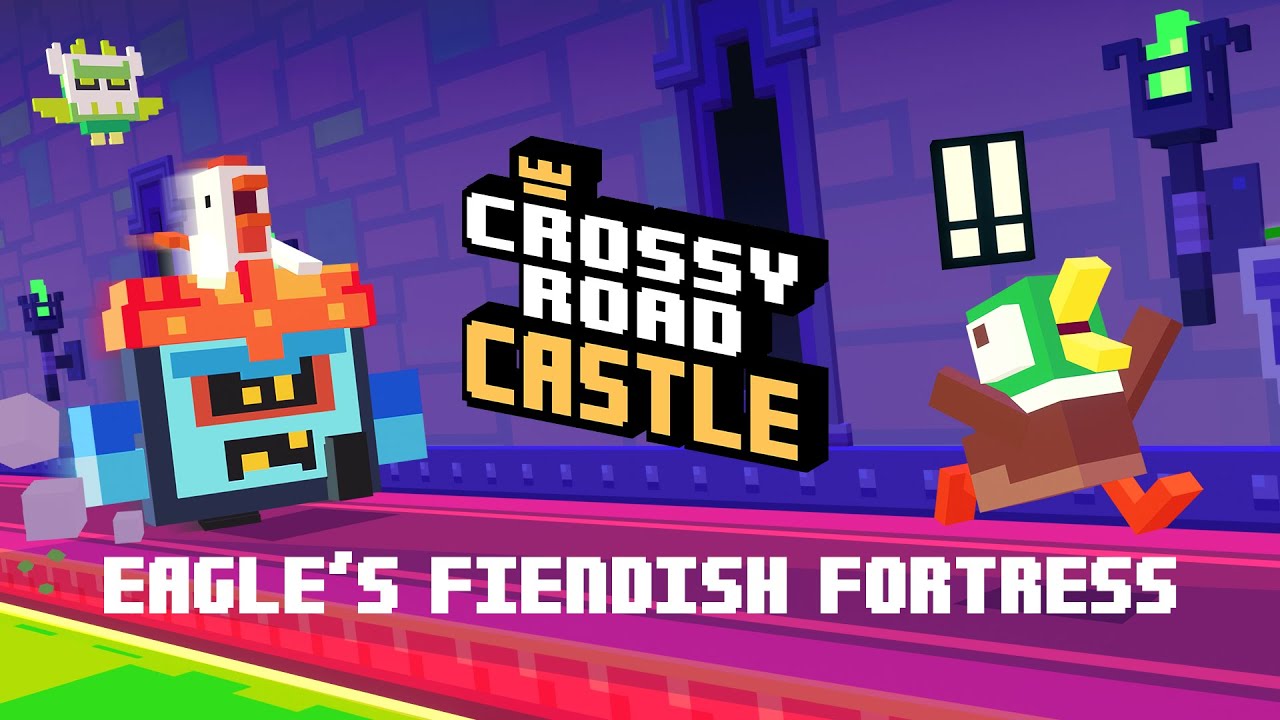 Crossy Road Castle - Eagle's Fiendish Fortress Update! - YouTube