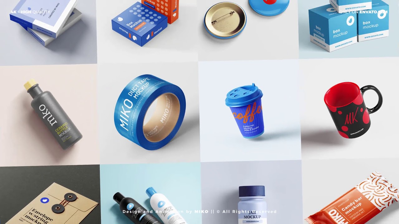 Mosaic Photo Promo - After Effects Template - YouTube