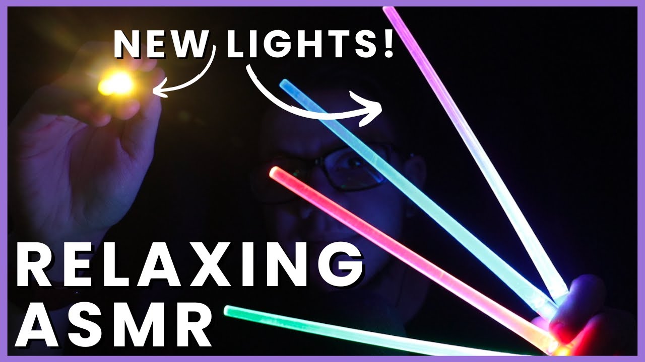 Relaxing ASMR (pretty much just light triggers) - YouTube