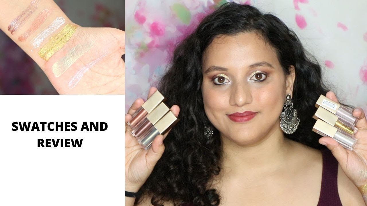 Blue Heaven Liquid Eyeshadows All Shades Review and Swatches - YouTube