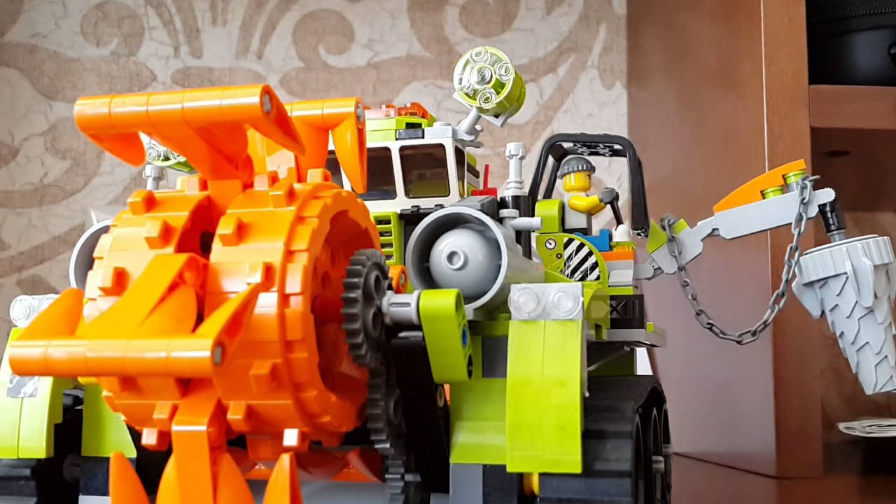 Lego Power Miners Review Crystal Sweeper (обзор) - YouTube