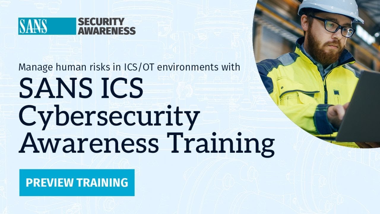 New ICS/OT Cybersecurity Awareness Training Modules - YouTube