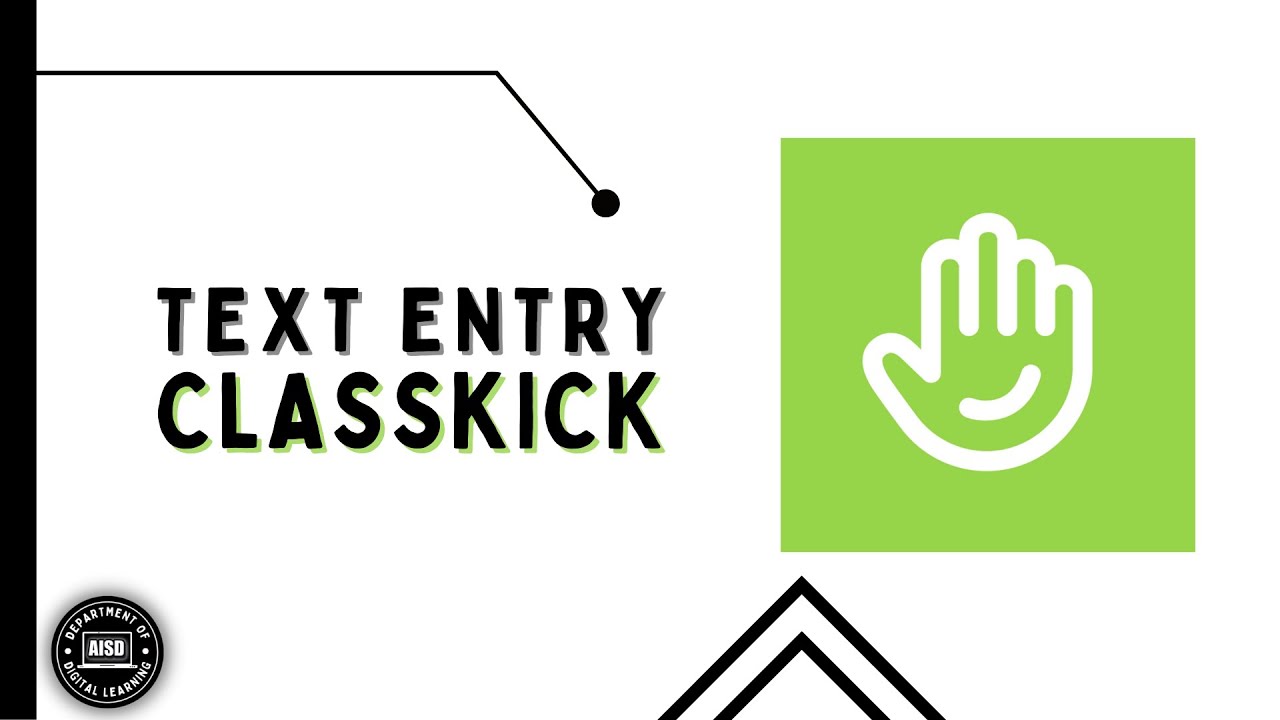 Text Entry - Classkick - YouTube