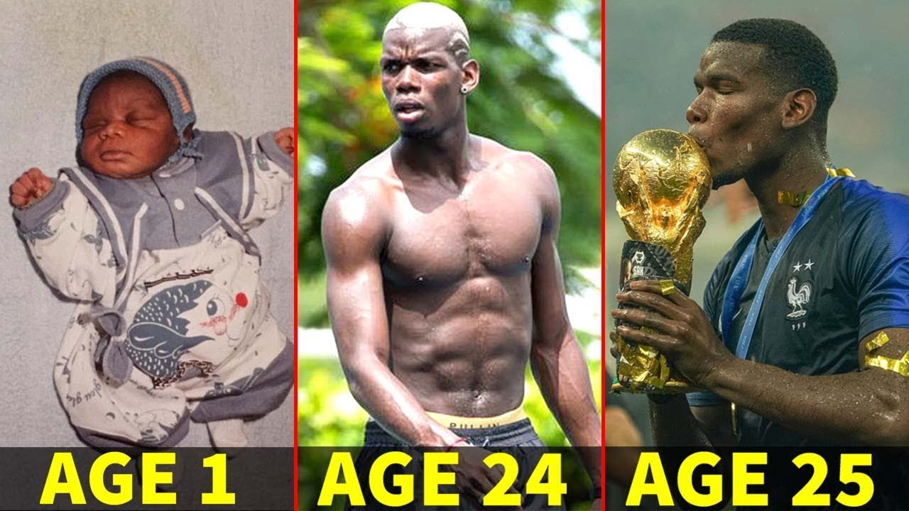 Paul Pogba Transformation From 1 To 25 Years Old - YouTube