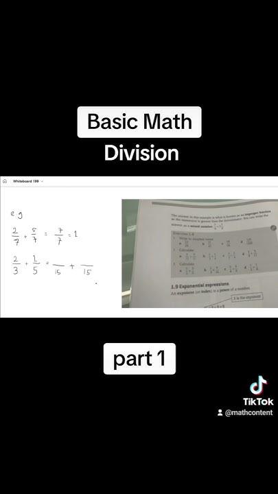 Basic Math. Division. #math #mathematics #mathcontent #matematika #basicmath #division - YouTube
