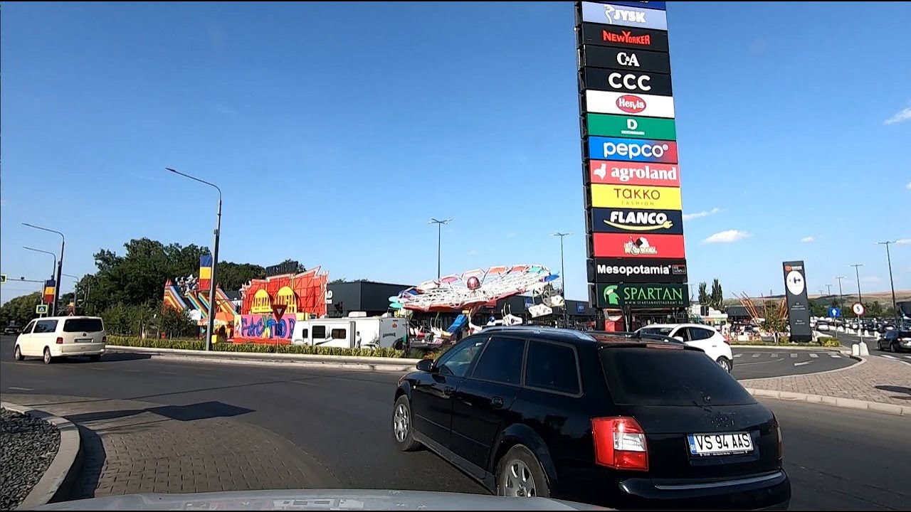 Agresiune in trafic Bârlad 15.07.2023 ora 17.55 giratoriu Value Center ...