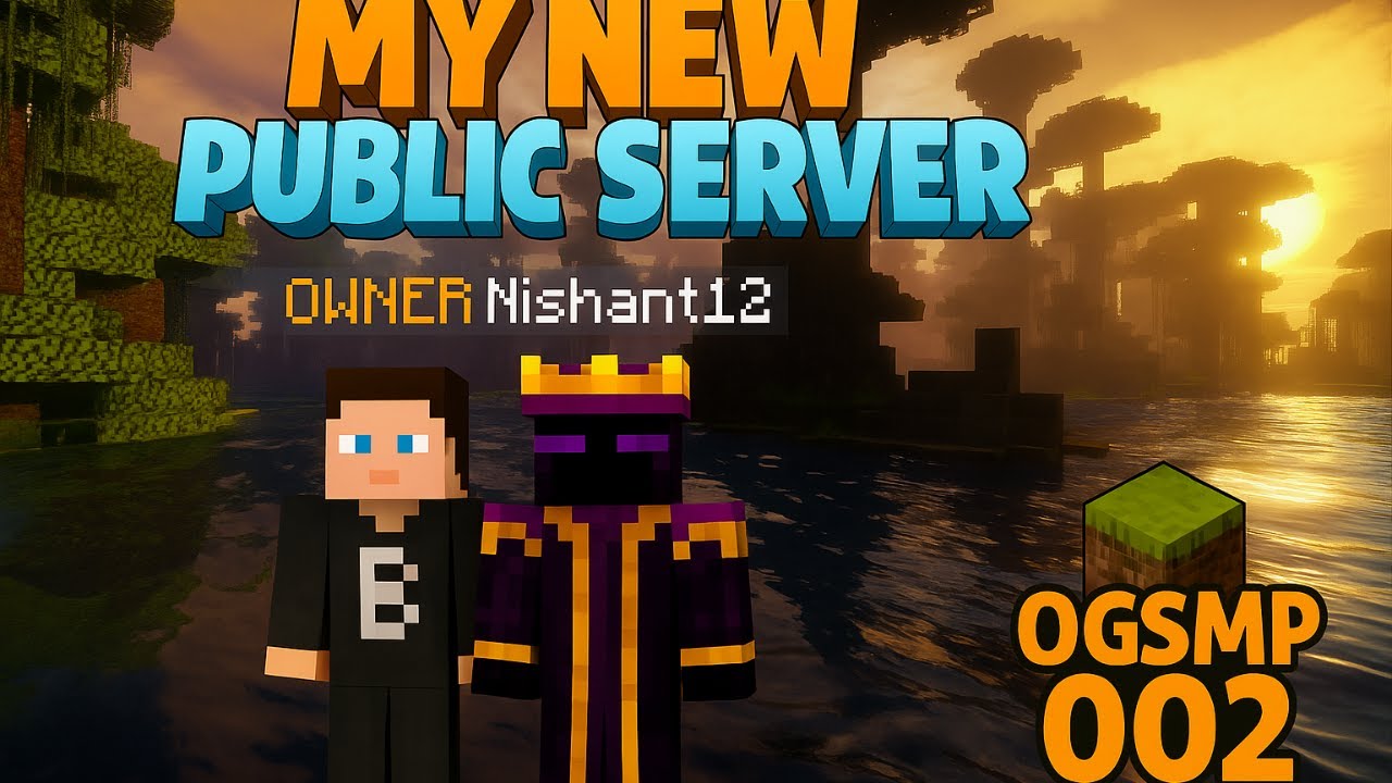 🔴LIVE | My New Public Server – OG SMP 002 (Join Now!) - YouTube
