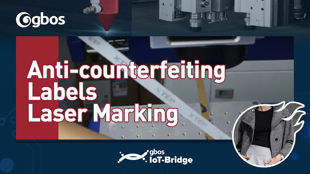 YLP F20 Anti-counterfeiting labels laser marking machine - YouTube