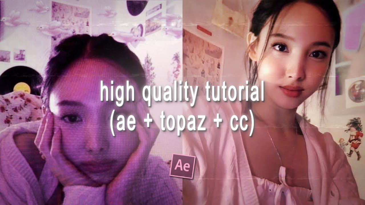 high quality tutorial ; topaz + ae render + cc settings - YouTube