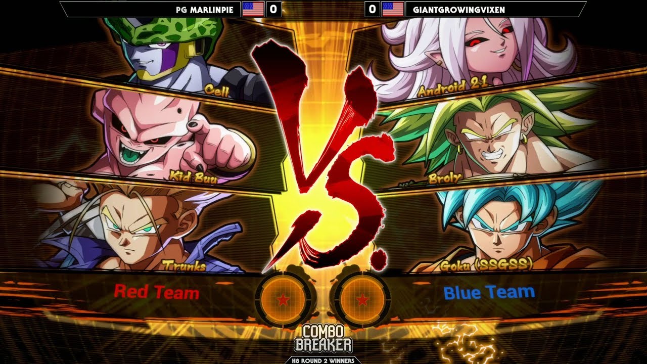 Combo Breaker 2018 - DBFZ Pools - Marlinpie vs Giantgrowingvixen [Day 2 ...