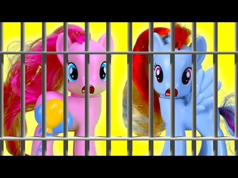 My Little Pony Pinkie Pie and Rainbow Dash in Jail! You Vote! MLP and ...