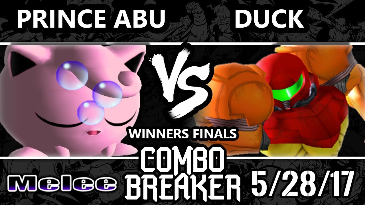 Combo Breaker 2017 Smash Melee - Prince Abu (Jigglypuff) vs P1 | Duck ...