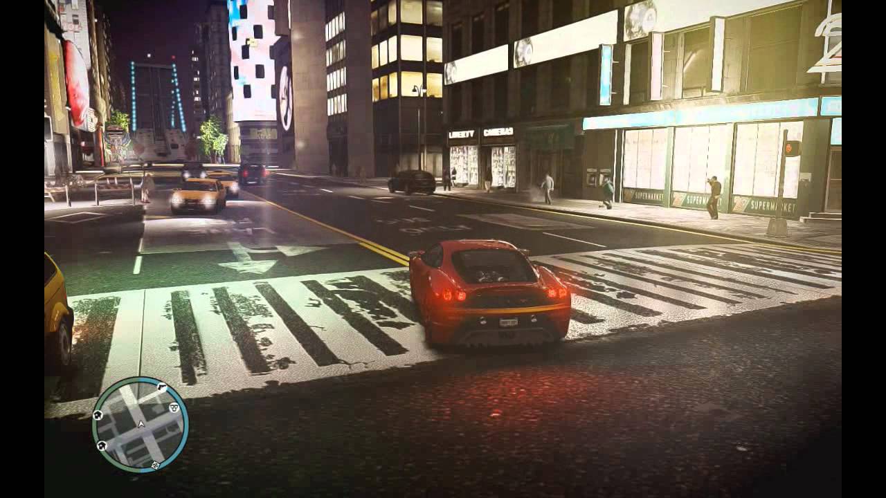 GTA 4 iCEnhancer 1.2 ENB Graphic Mod Gameplay - YouTube