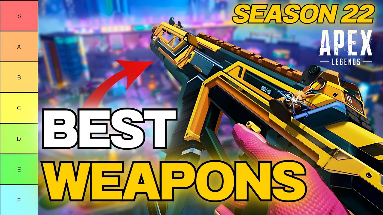 RANKING The BEST WEAPONS in Apex Legends Season 22! (Tier List) - YouTube