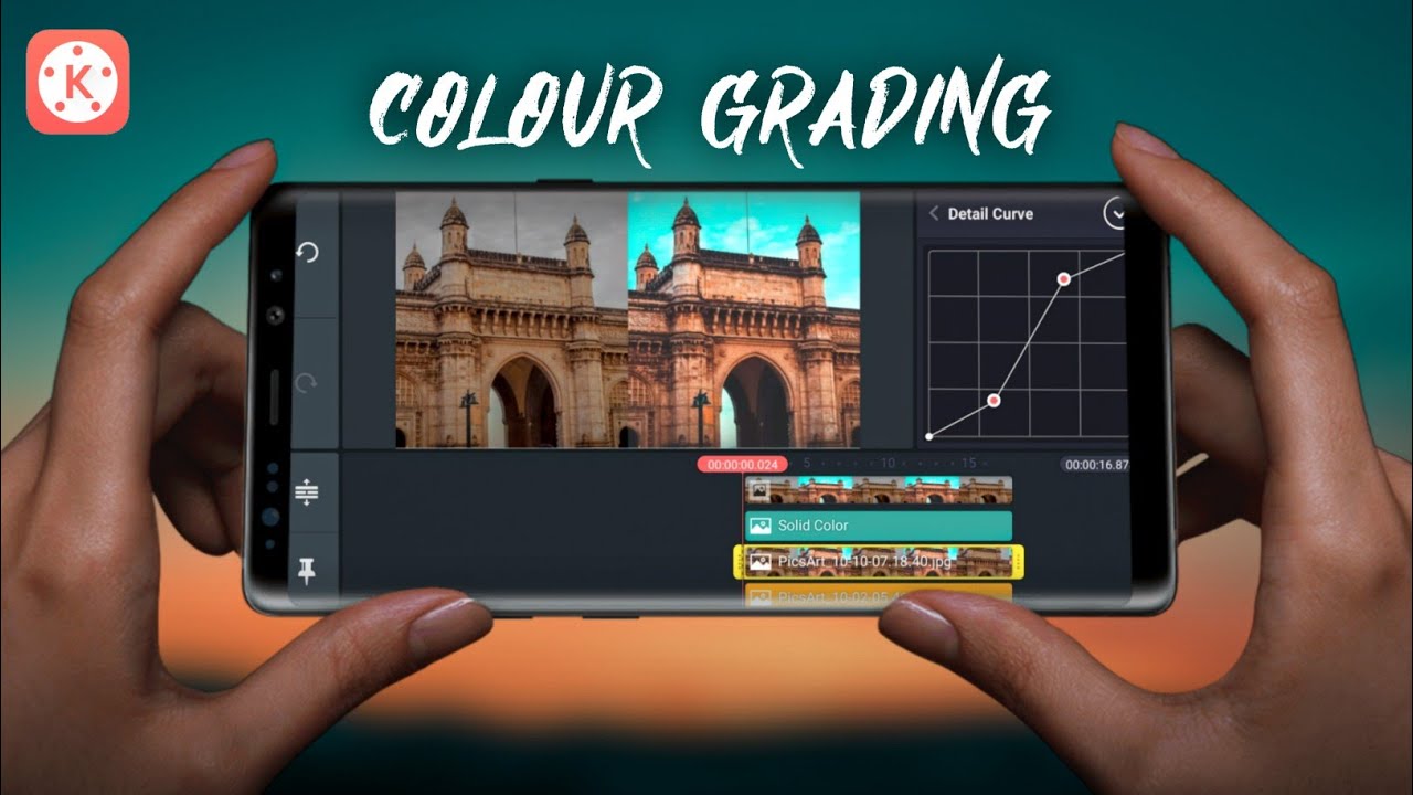 Colour Grading Using Kinemaster | Teal and Orange look Full Tutorial ...