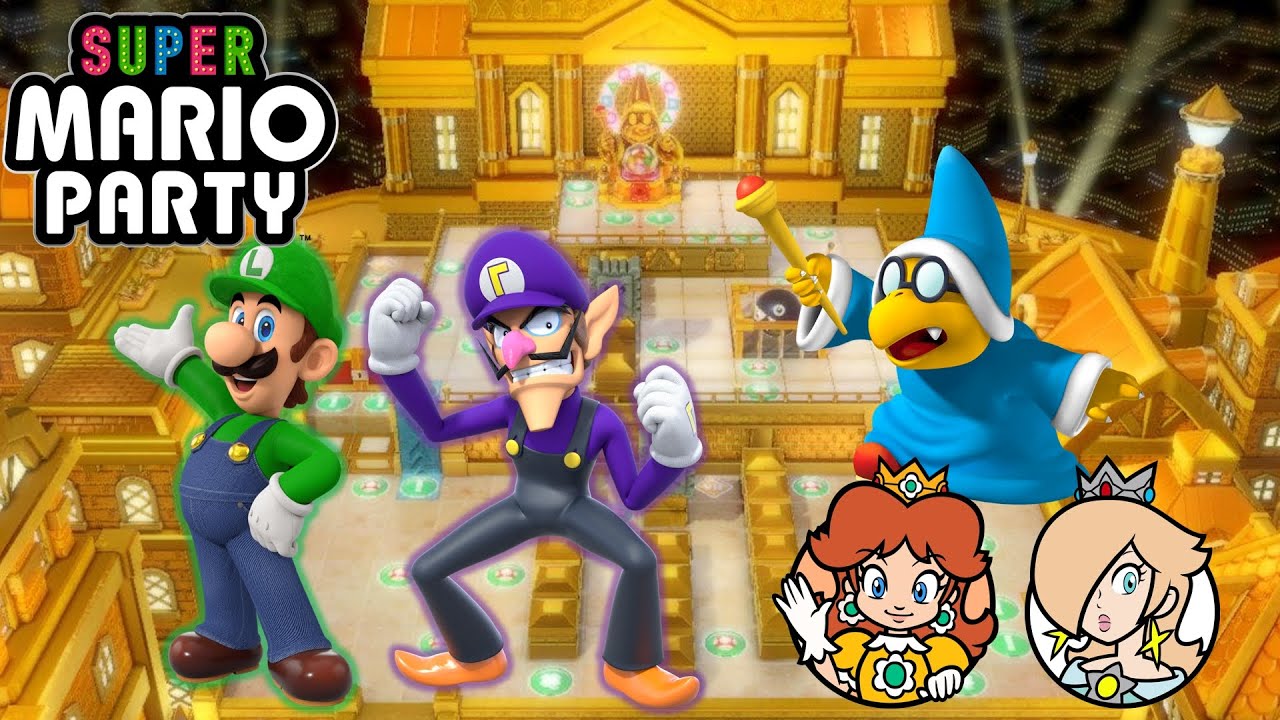 Super Mario Party - Luigi & Waluigi vs Daisy & Rosalina - Tantalizing ...