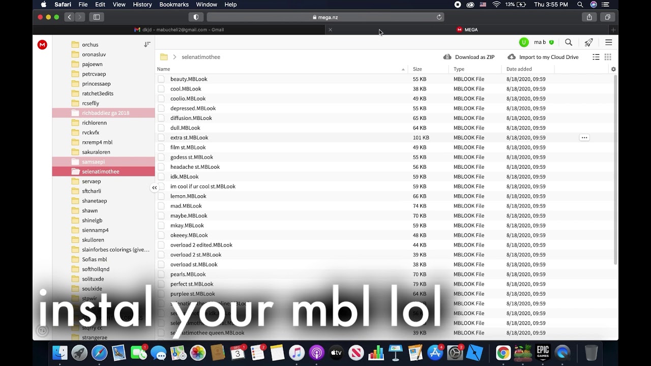 HOW TO ADD MBL COLORING on AE (MAC) - YouTube