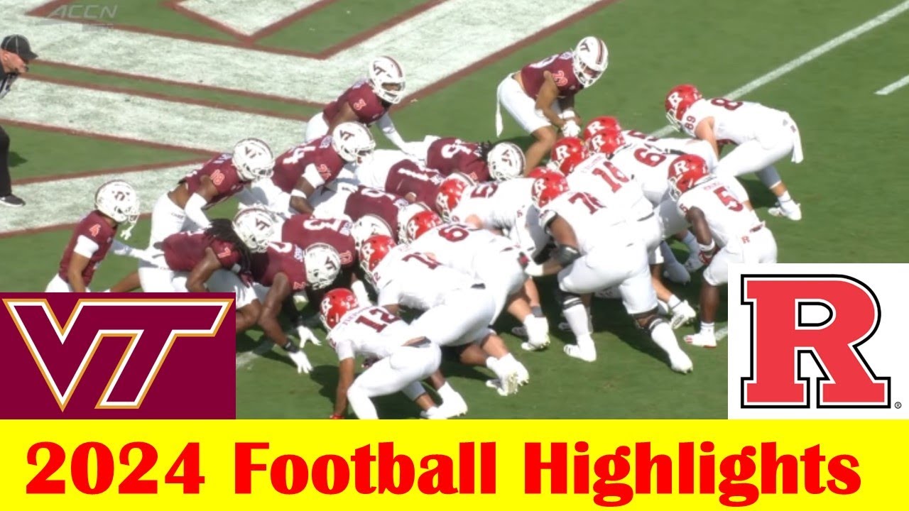 Rutgers vs Virginia Tech Football Game Highlights 9 21 2024 - YouTube