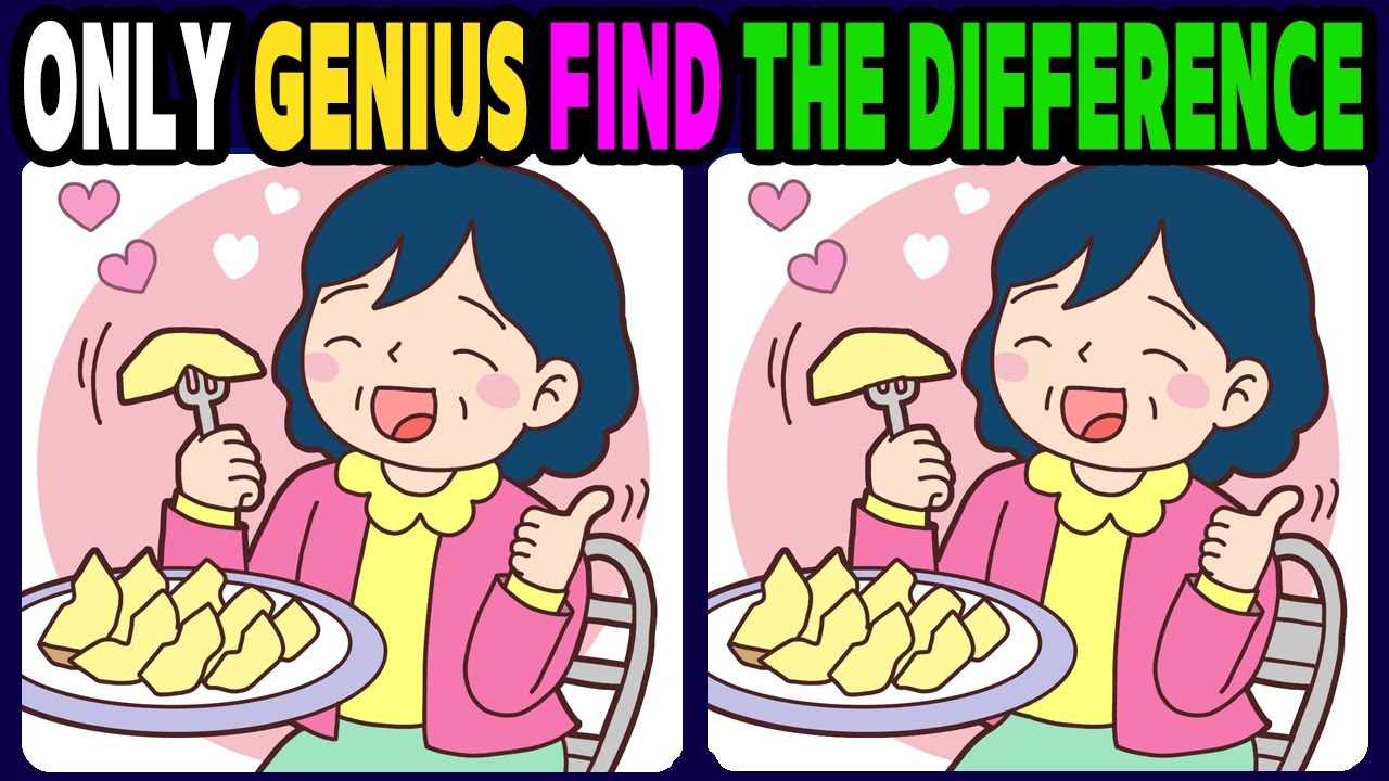 【Spot & Find The Differences】Can You Spot The 3 Differences? Challenge ...