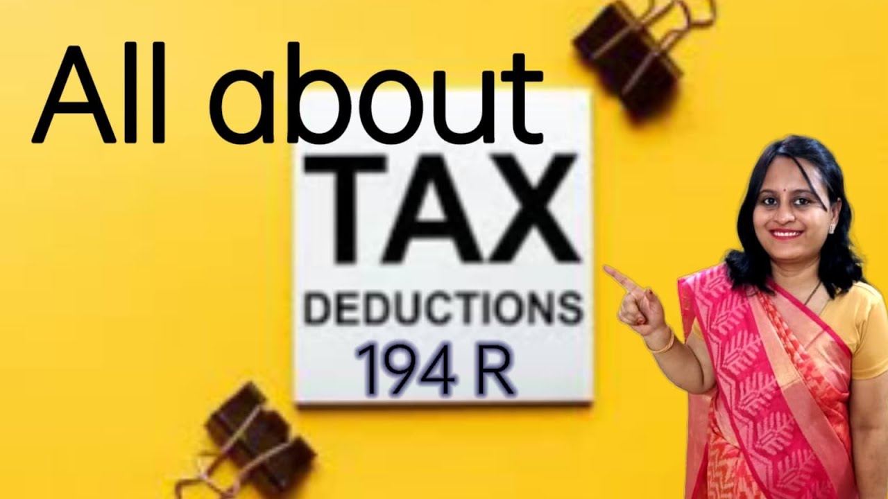 TDS u/s 194R-detailed Analysis - YouTube