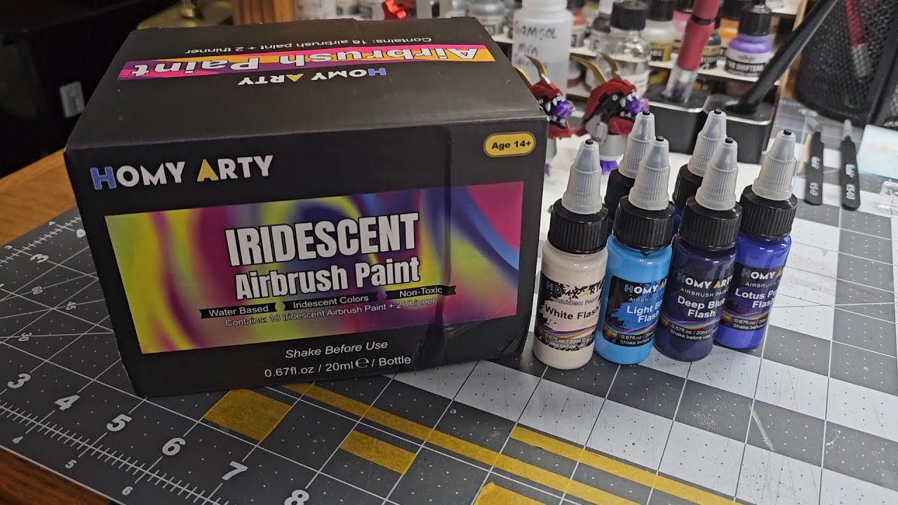 Part 2 to Homy Arty Iridescent Paint test and review for Hobby and ...