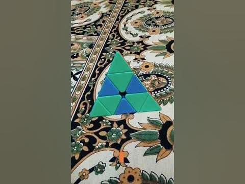 checkerboard pattern on pyramid cube - YouTube