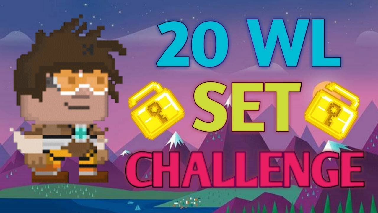 Growtopia | 20 WL Set Challenge #3 - YouTube