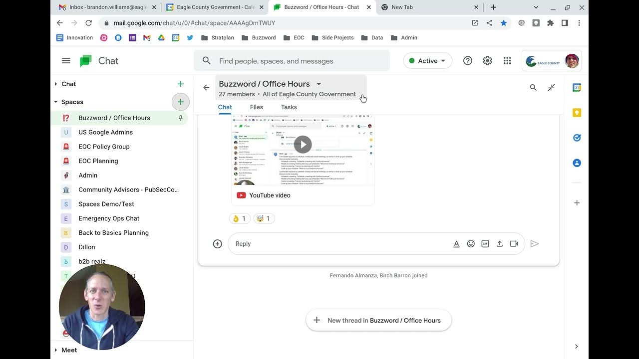 My Lazy Spot - Google Chat - Finding a "Space"/Group Chat - or... i can't join what I don't know ...